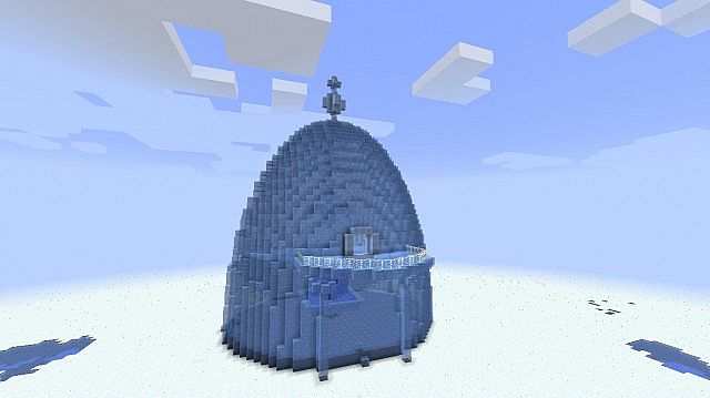 ELSA FROZEN CASTLE Minecraft Map