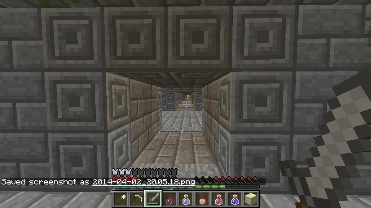 infinite creeper maze Minecraft Map