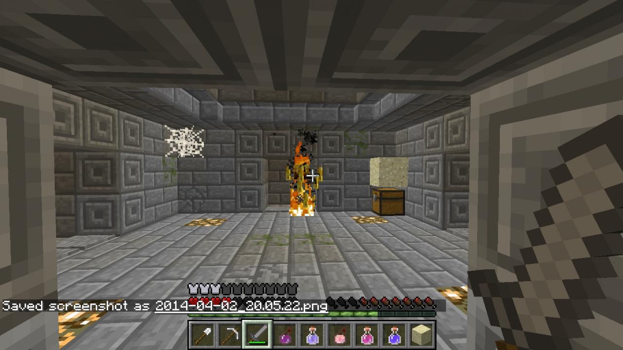 infinite creeper maze Minecraft Map