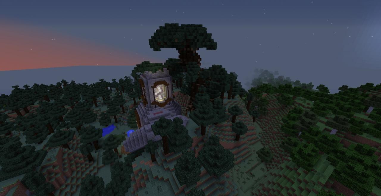 Tower and Giant Tree Minecraft Map