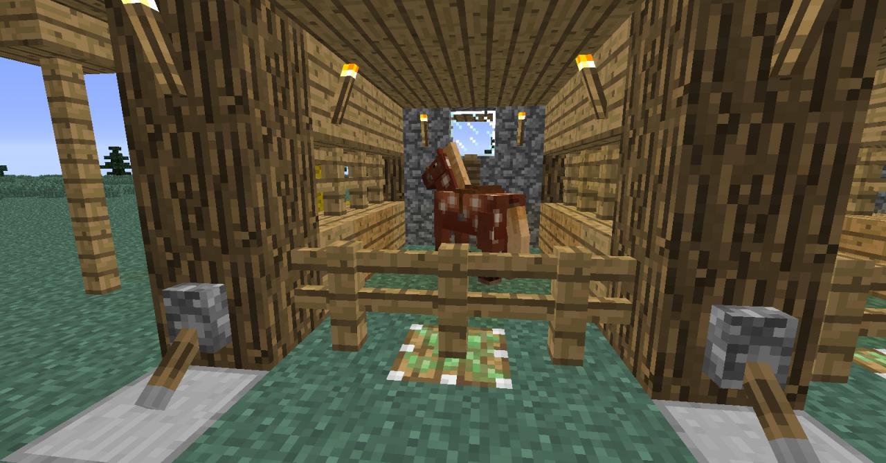 Horse Stable Minecraft Map