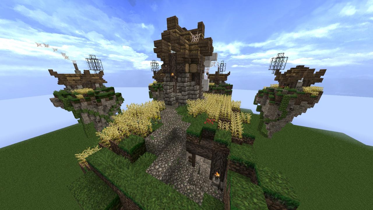SKY WARS MAP - THE HARVEST - EXCITING PVP EXPERIENCE W/ HIDDEN ...