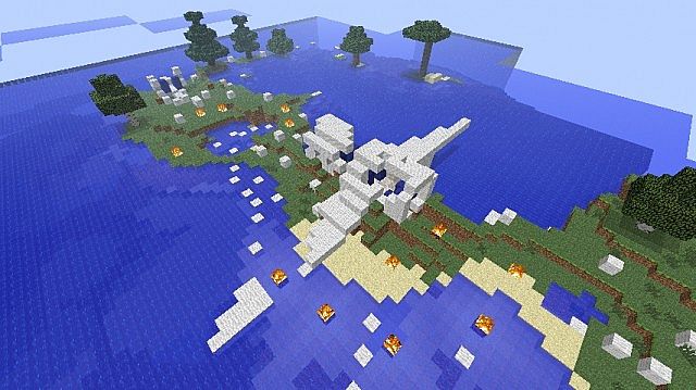 Plane Crash Survival Minecraft Map