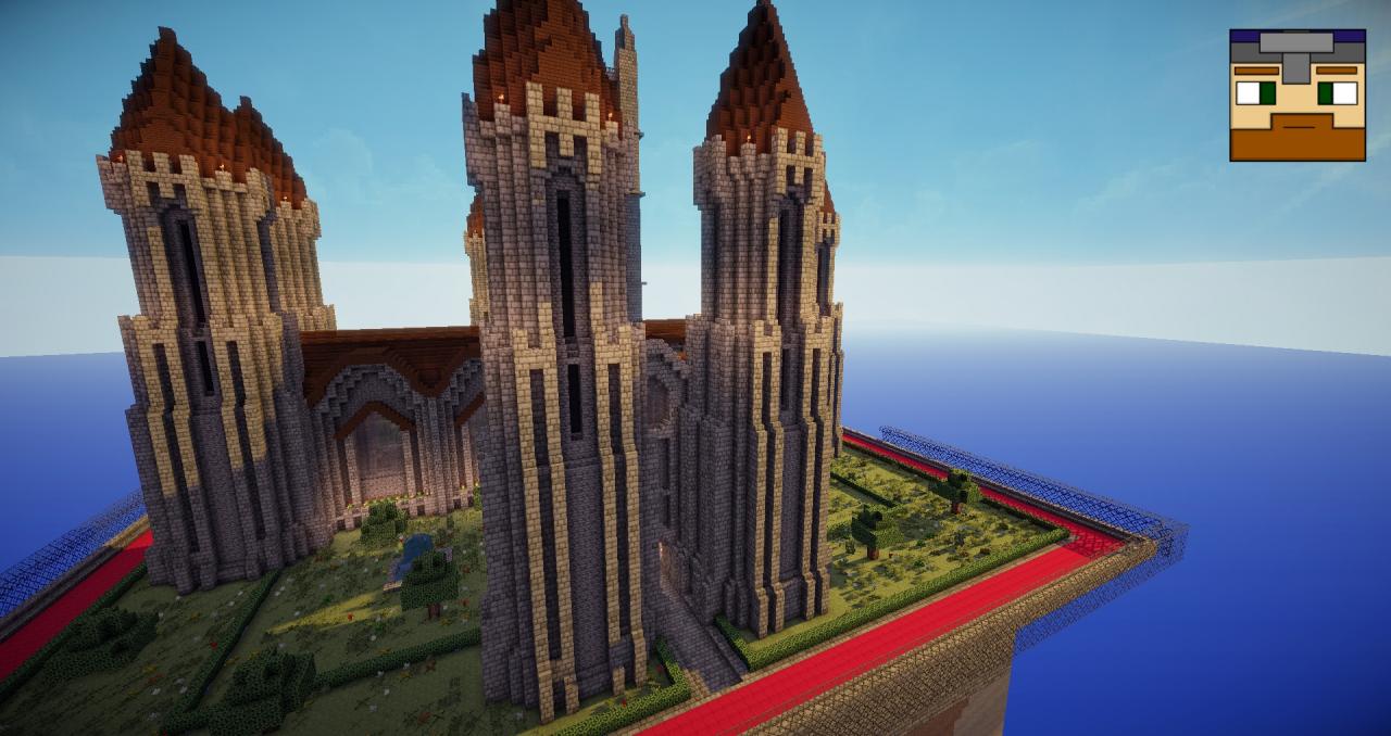 Medieval Cathedral Spawn Build - By TheJovi Minecraft Map