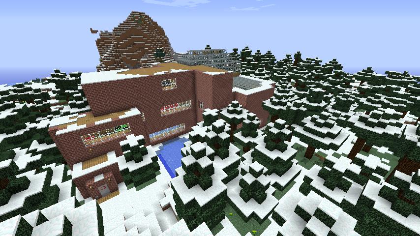 Snow Biome Mansion Minecraft Map