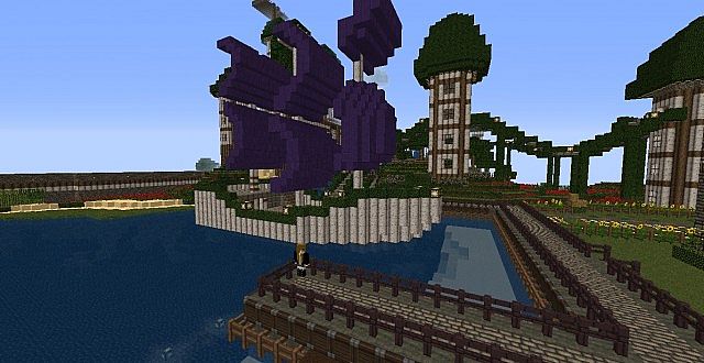 Boat dock and Boat Minecraft Map