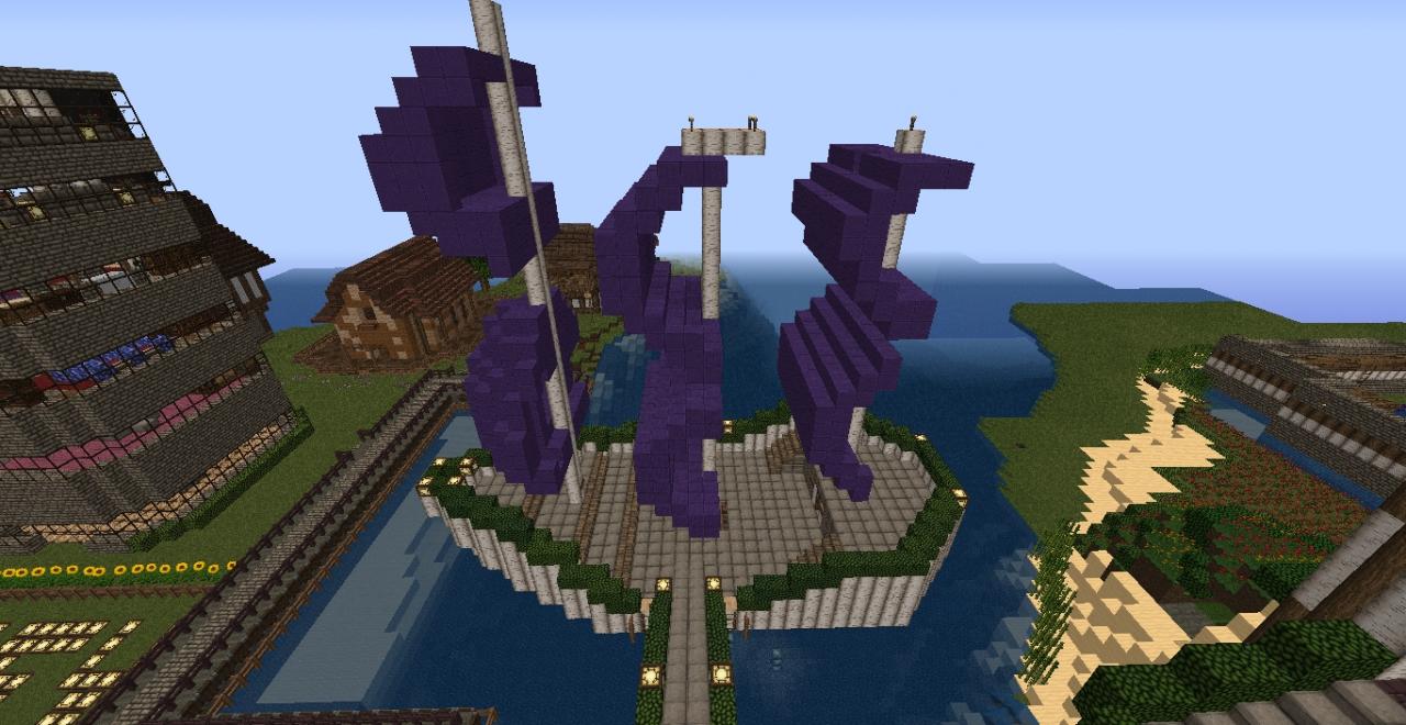 Boat dock and Boat Minecraft Map