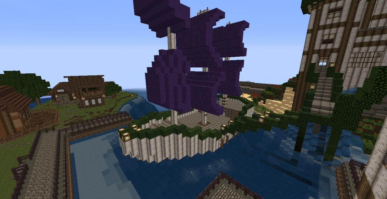 Boat dock and Boat Minecraft Map