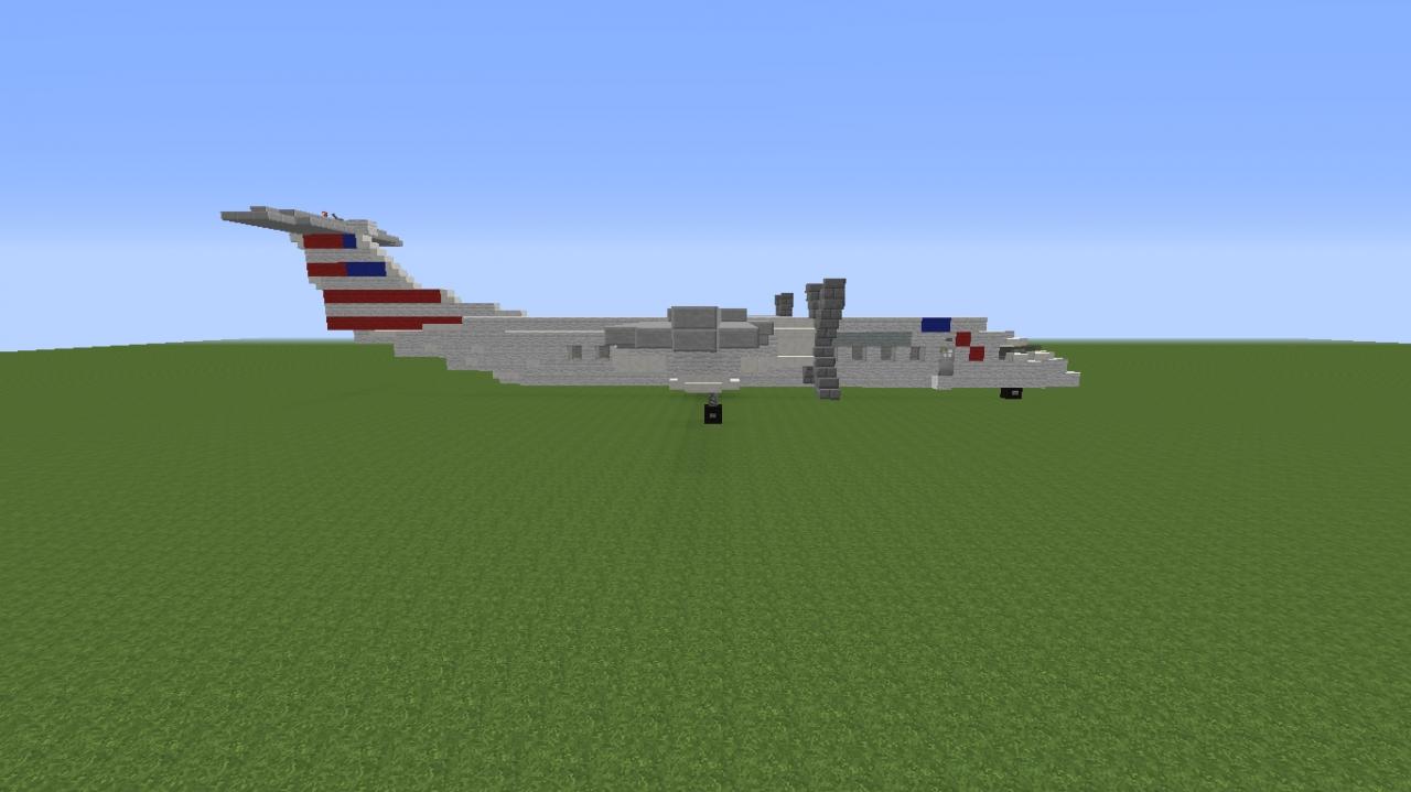 American Airlines 'Dash' Q400 Minecraft Map