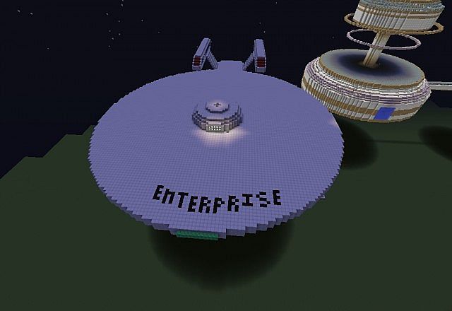 star trek ship 01 Minecraft Map