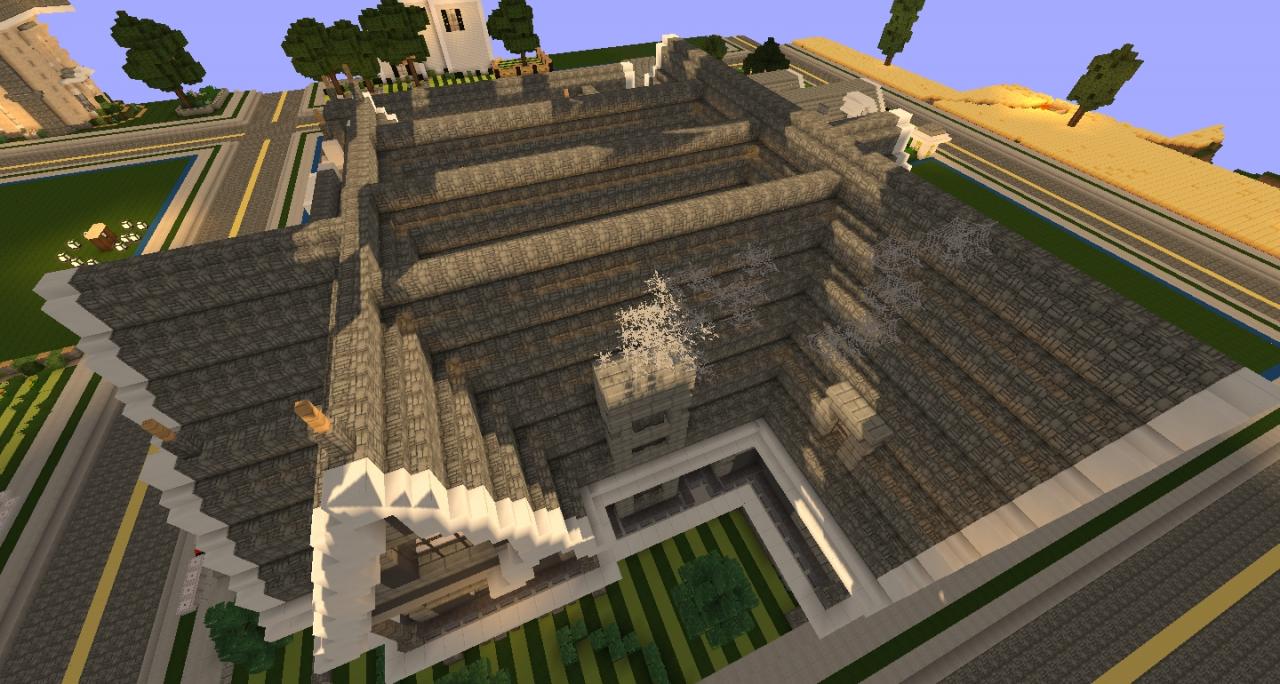 Black And White Trad. Build Minecraft Map