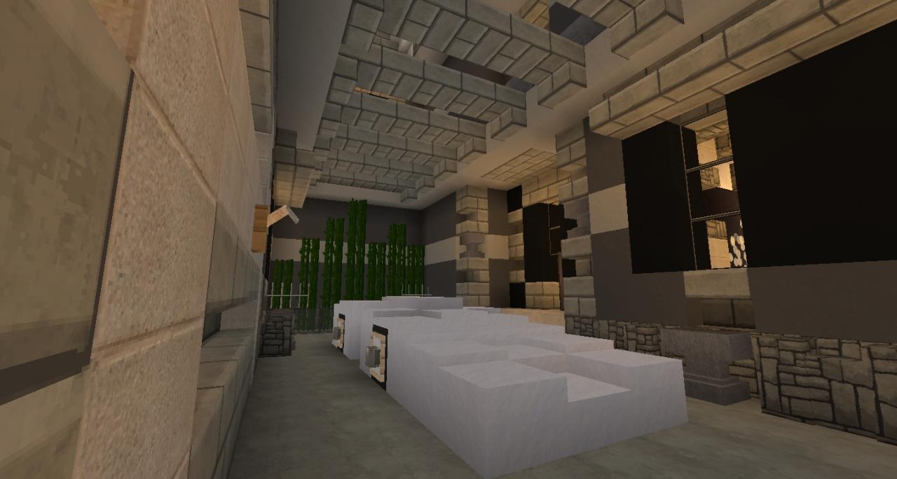 Black And White Trad. Build Minecraft Map