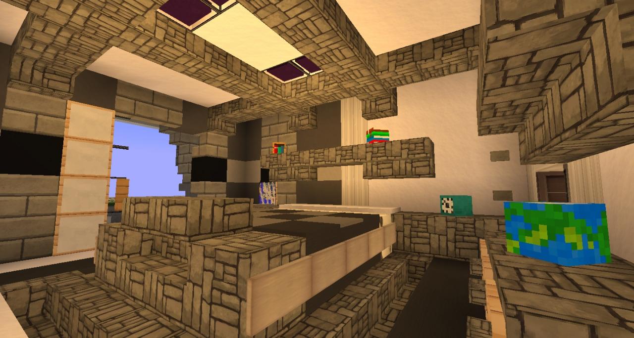 Black And White Trad. Build Minecraft Map