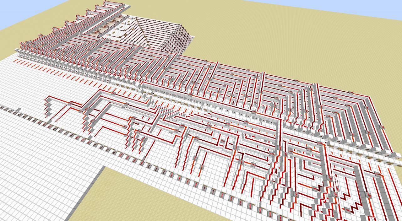 Minecraft 16 Bit Calculator Minecraft Map