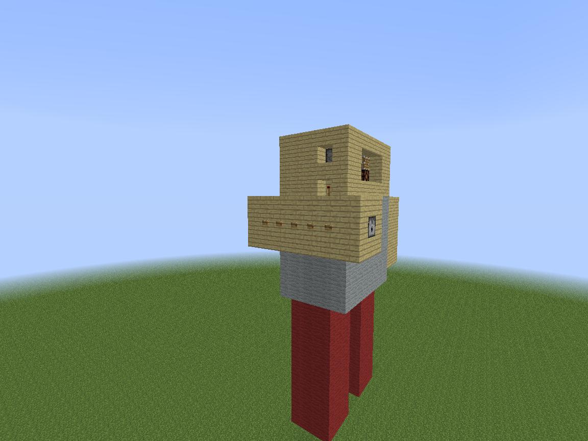 Robot [With Moving Eyes!] Minecraft Map