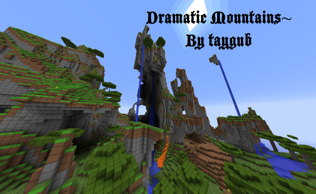 Dramatic mountains~ Minecraft Map