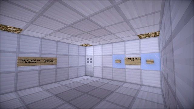Jude's Redstone Challenge Minecraft Map