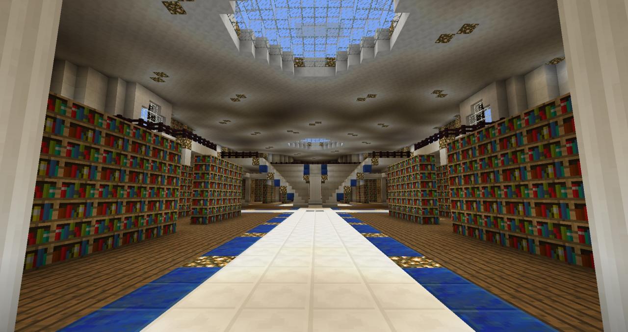 Library Minecraft Map