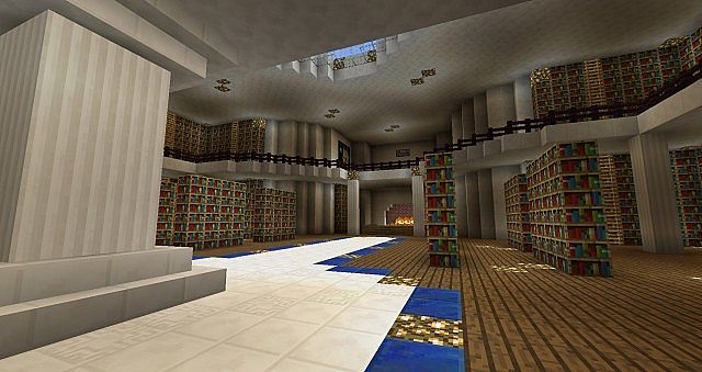 Library Minecraft Map
