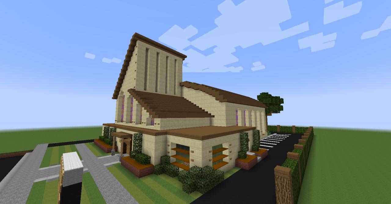 The Simpsons - First Church of Springfield Minecraft Map