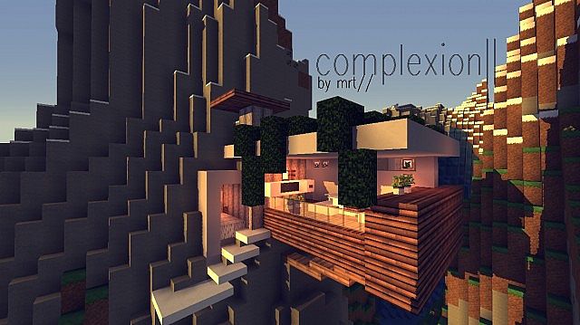 complexion|| mountain modern overlook Minecraft Map