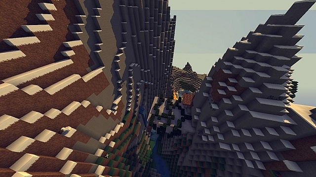 complexion|| mountain modern overlook Minecraft Map