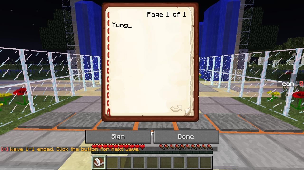 Minecraft Minigame - Typing of the Dead [1.8] (Beta) Minecraft Map