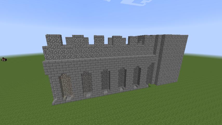 Fortified Wall Castle Minecraft Map
