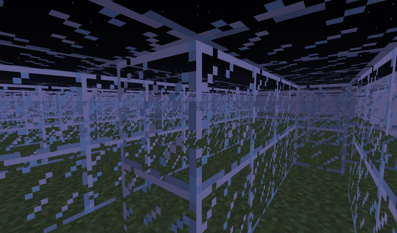 Glass Maze Minecraft Map