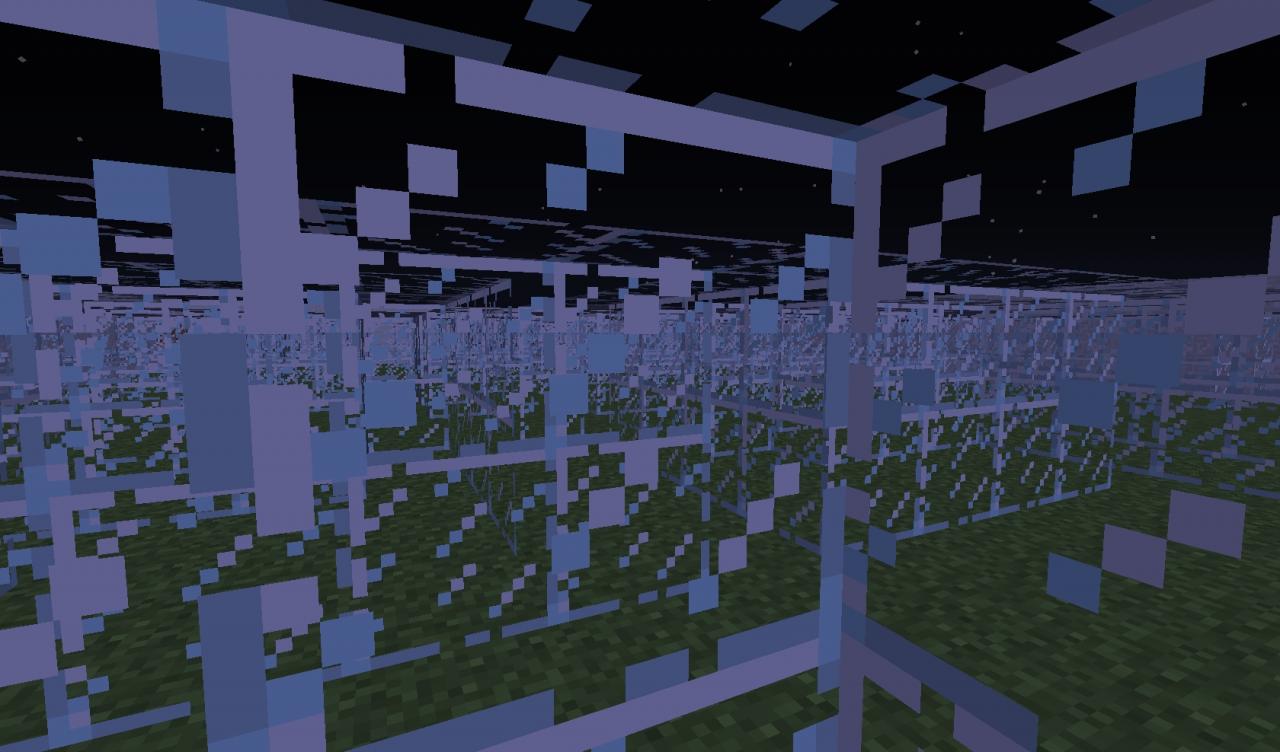 Glass Maze Minecraft Map