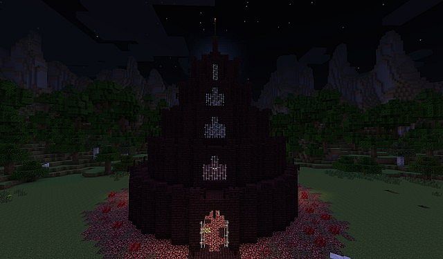 Nether Brick Tower Minecraft Map