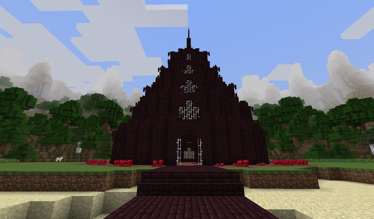 Nether Brick Tower Minecraft Map