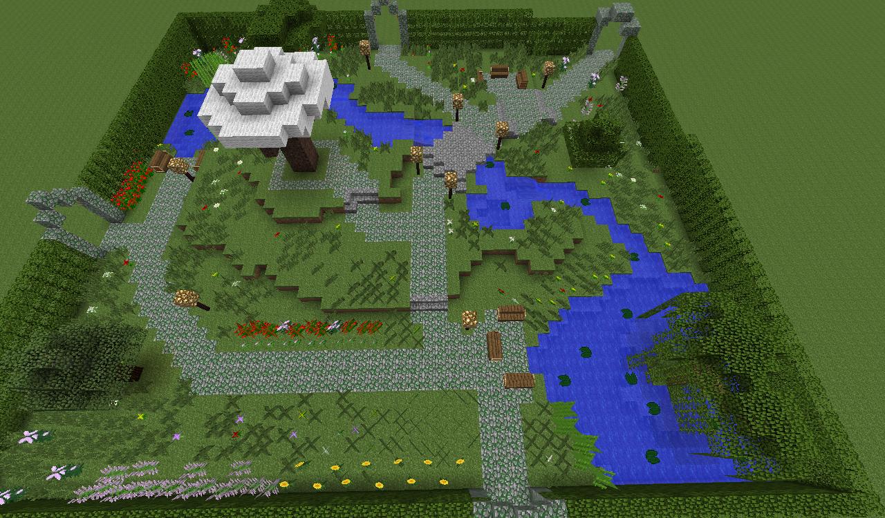 Big Garden Minecraft Map