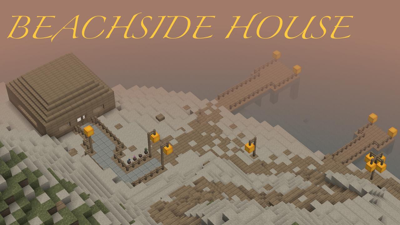 Beachside House [-WaffleKing- building contest!] Minecraft Map