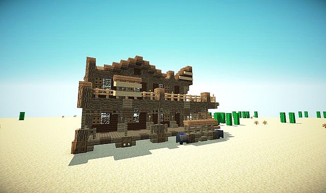 Western Saloon Minecraft Map