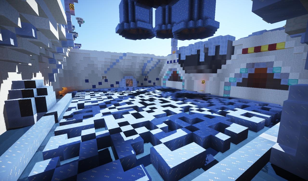 Snowball fight Minecraft Map