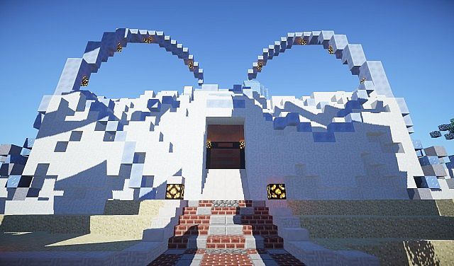 Snowball fight Minecraft Map