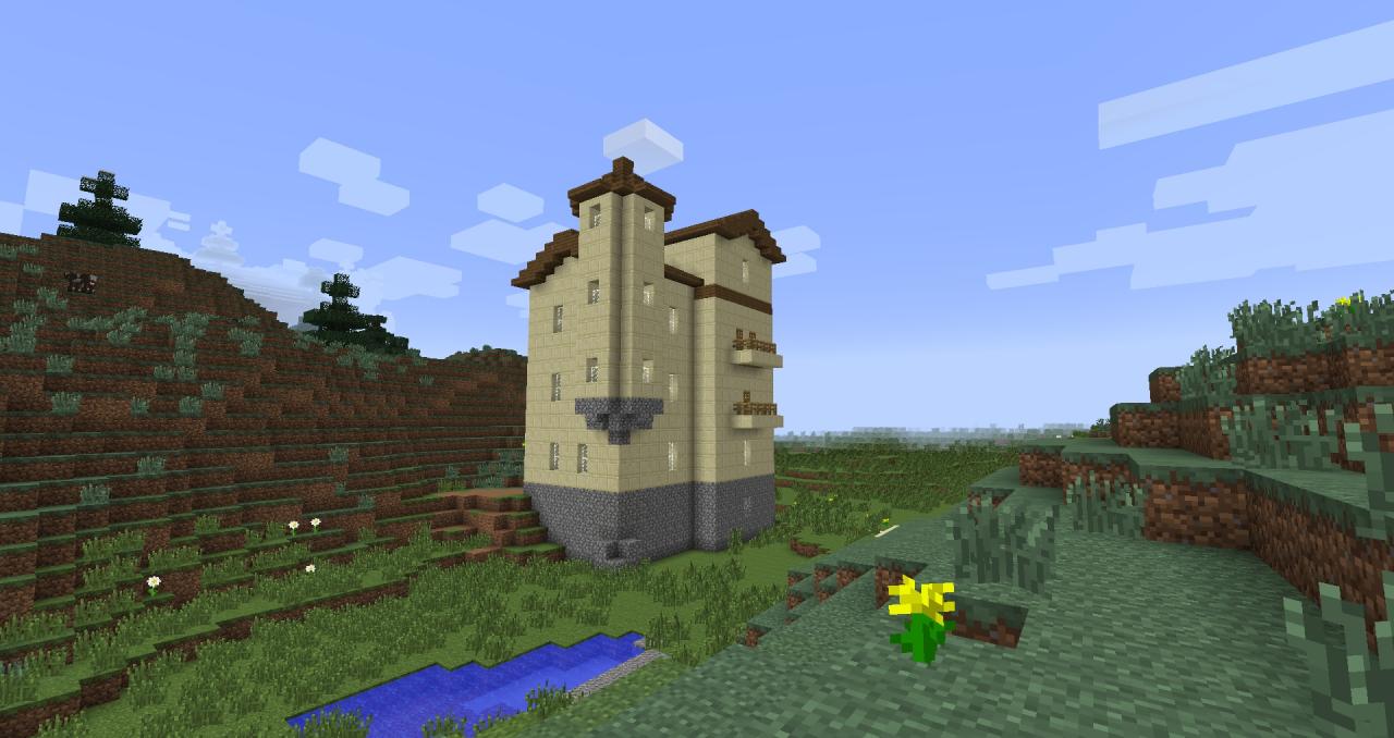 Sinister house in Bex, Switzerland Minecraft Map