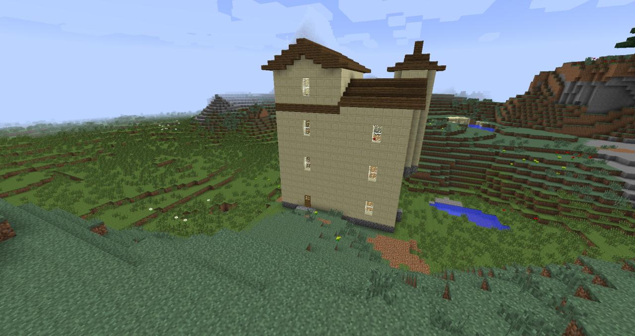 Sinister house in Bex, Switzerland Minecraft Map