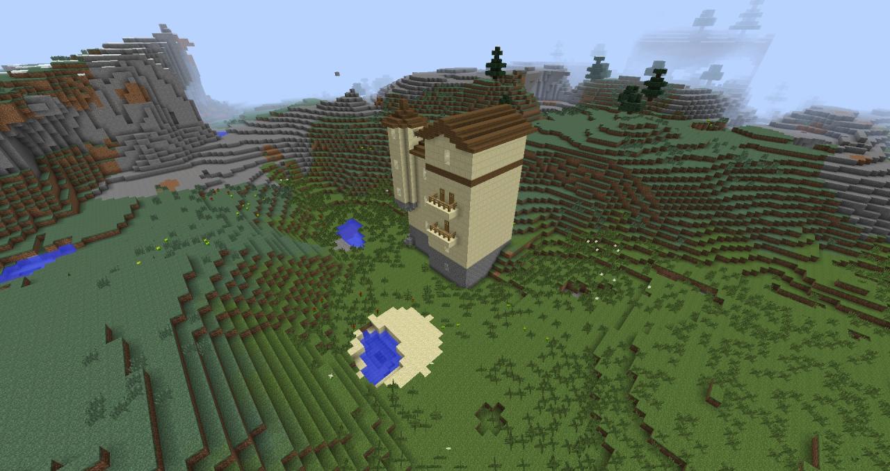 Sinister house in Bex, Switzerland Minecraft Map