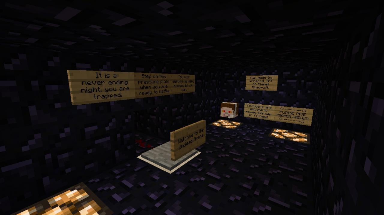 Undead Arena (uses latest 1.8 snapshot!!!) Minecraft Map