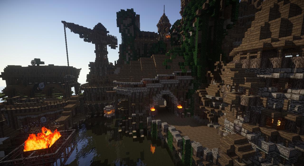 Rustic Pirate Port Minecraft Map