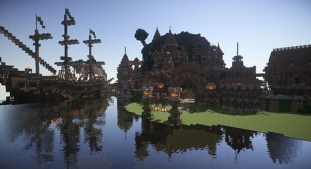 Rustic Pirate Port Minecraft Map