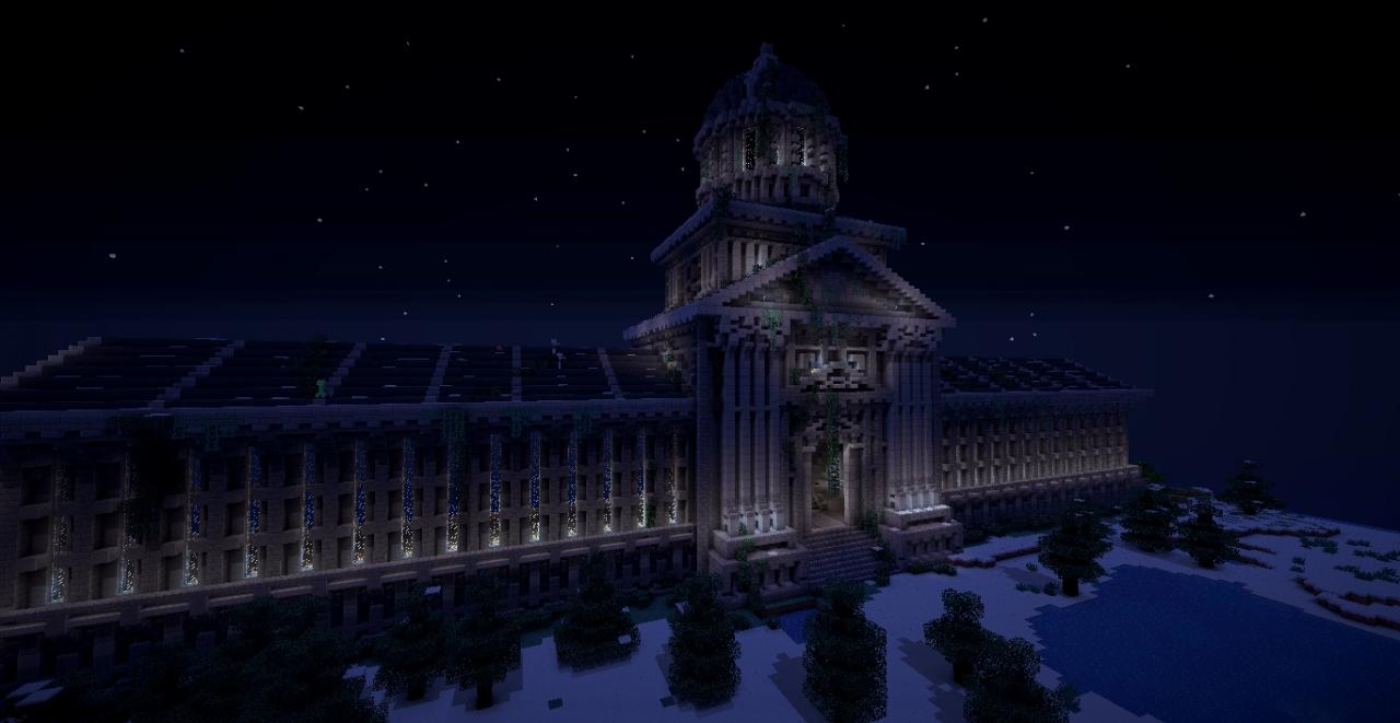 The Snowy City Hall Minecraft Map