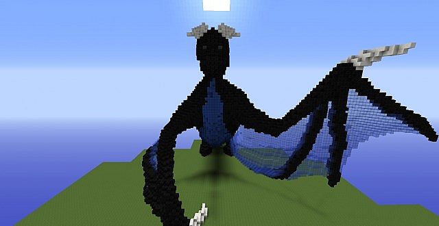 Black & Blue Wyvern Minecraft Map