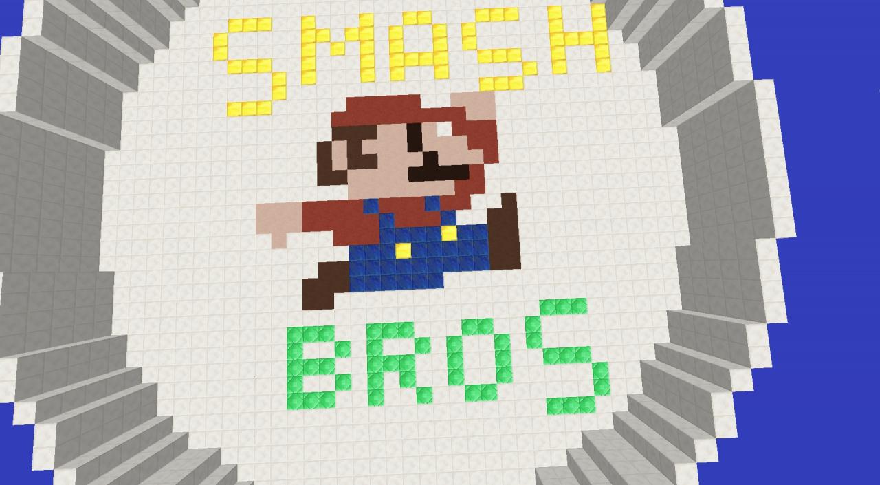 Super Smash Bros Minecraft Map