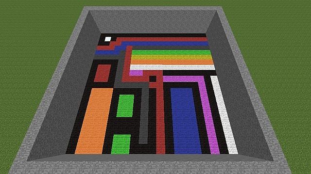 Paint v.3 - with detector block Minecraft Map