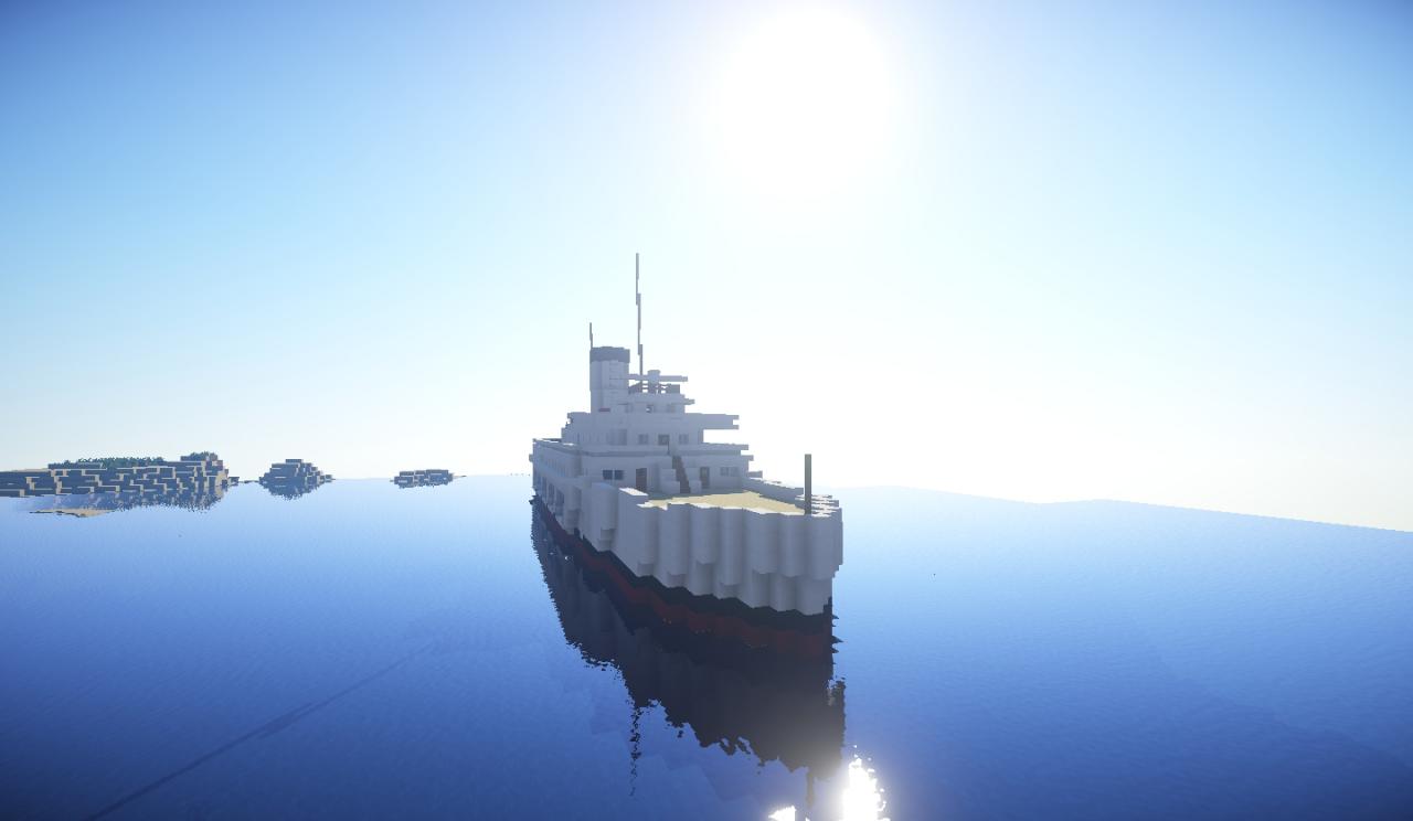 The Great White Steamer (SS Catalina) Minecraft Map