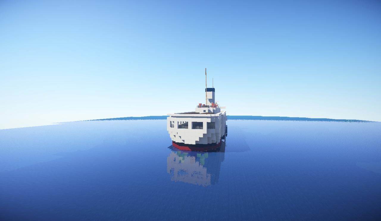 The Great White Steamer (SS Catalina) Minecraft Map