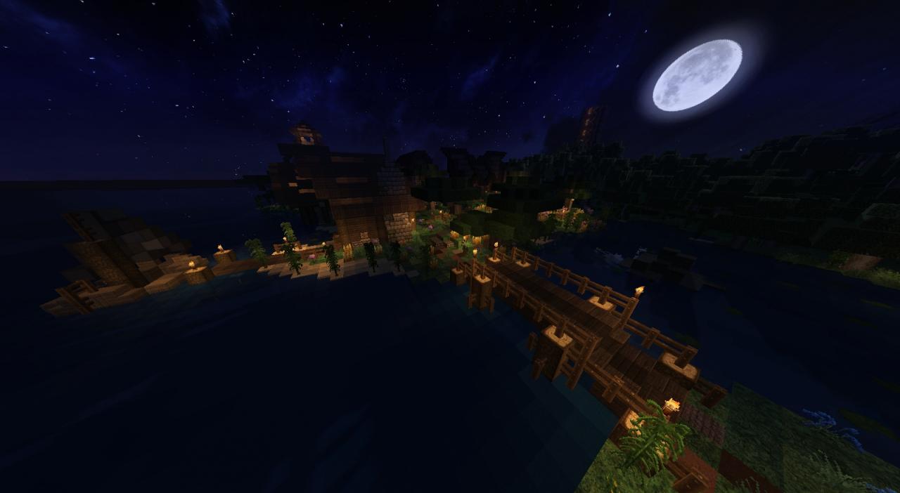 Village on The Sea Minecraft Map